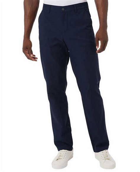 32 Degrees Cool Mens Regular Fit Stretch Soft Touch Pants Blue 30w X 32l