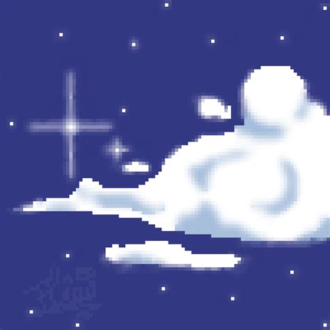 Pixilart Cloud By Bucket1