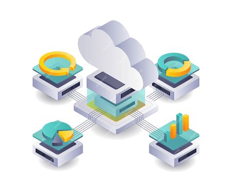 Premium Vector Innovation In Digital Analysis For Cloud Server Management