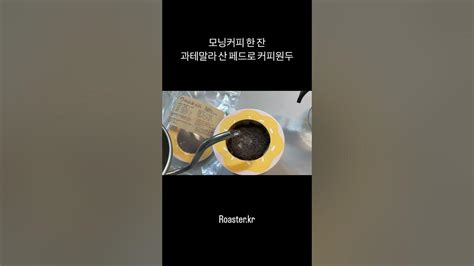 Roasterkr 과테말라 산 페드로 커피원두로 모닝커피 한 잔 Feat 빅사이즈 랜덤 드립백 20g 핸드드립 커피원두 드립백 홈카페 커피맛집 Youtube