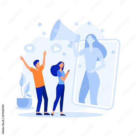 Refferal Program Illustration Exclusive Design Inspiration Stock Vector