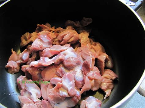 Alil Country Sugar Just A Country Bumpkin Chicken Gizzardsnoodles