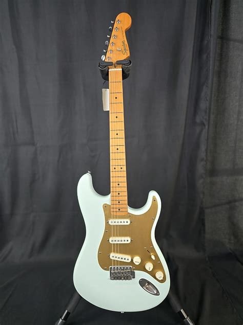 Squire 40th Anniversary Stratocaster Vintage Edition Maple Reverb