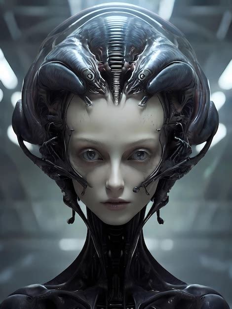 Premium Photo A Woman With A Weird Face And A Head That Says Quot