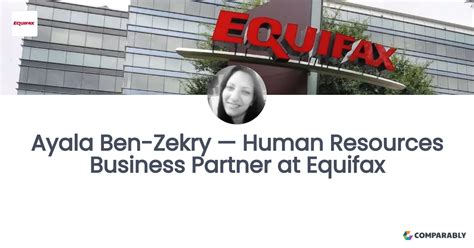 Ayala Ben Zekry — Human Resources Business Partner At Equifax Comparably