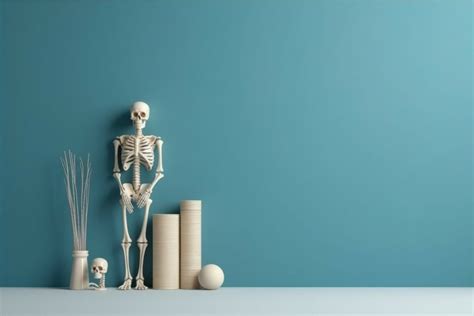 Osteopathy Blue Background Generate Ai