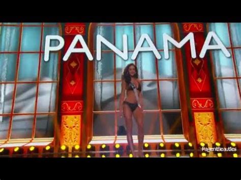 Miss Panama 2013 In Swimsuit Preliminary Youtube