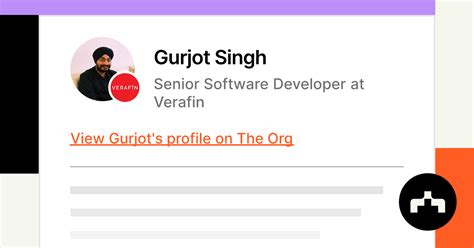 gurjot singh senior software developer at verafin the org