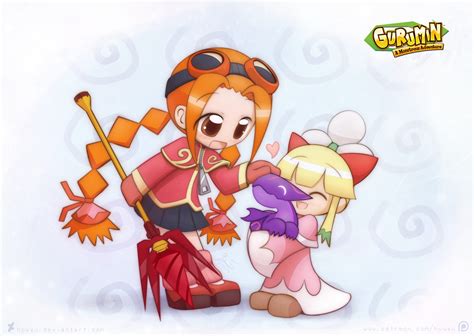 Parin Tokaron And Pino Gurumin Drawn By Howxu Danbooru