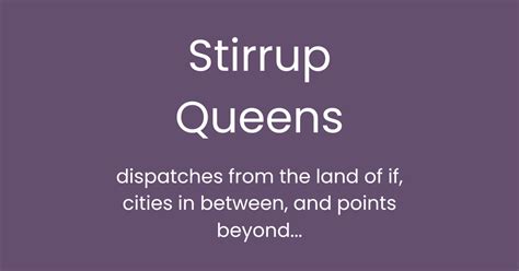 Retirement Classes Stirrup Queens