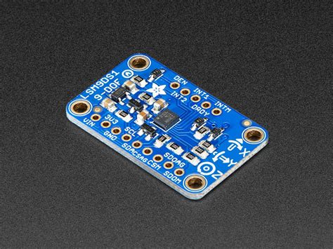 Adafruit 9 Dof Accelmaggyrotemp Breakout Board Lsm9ds1 The Pi Hut