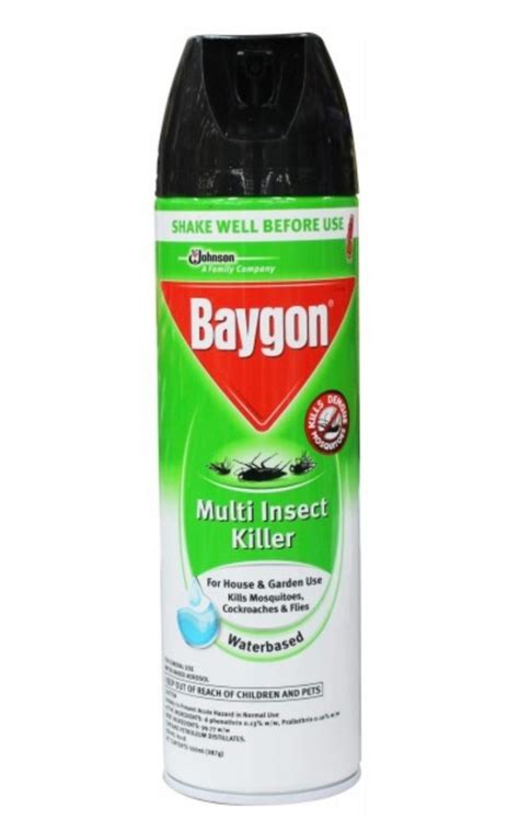 Baygon Multi Insect Spray Water Based Silver Rose Hardware