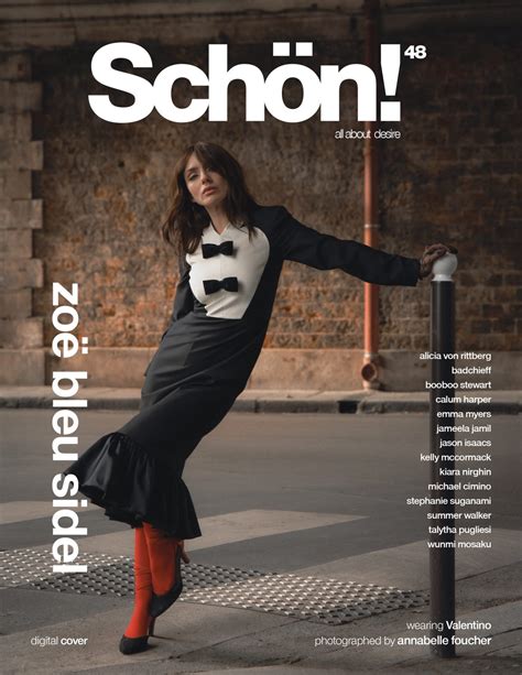 Schön 48 Zoë Bleu In Valentino Schön Magazine