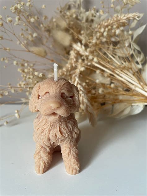 Cockapoo Candle Fragranced With Coconut Etsy