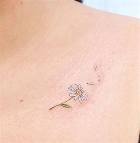 Small Meaningful Daisy Tattoos For Women