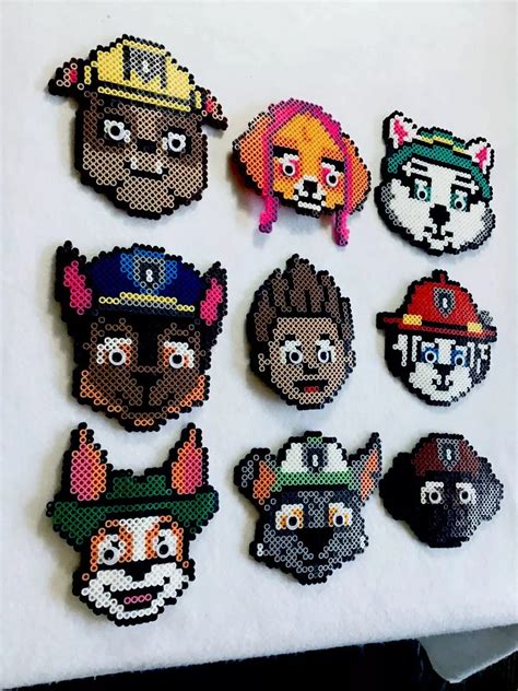 Paw Patrol Perler Bead Pattern Bead Sprites Misc Fuse Bead Patterns