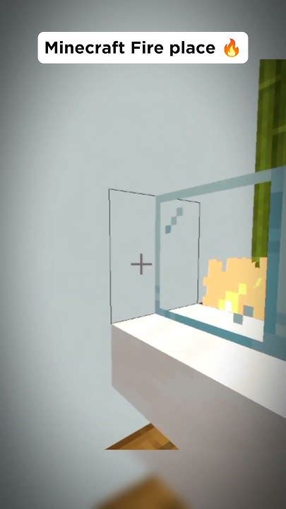 Minecraft Fire Place 🔥🤯 Shorts Minecraft Youtube
