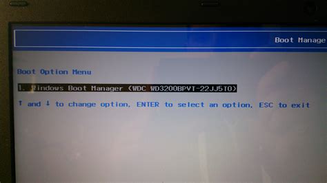 Windows Boot Manager Bios
