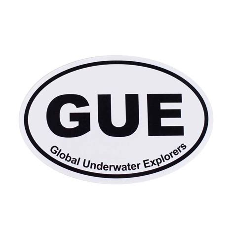 Gue Black And White Decal Gue