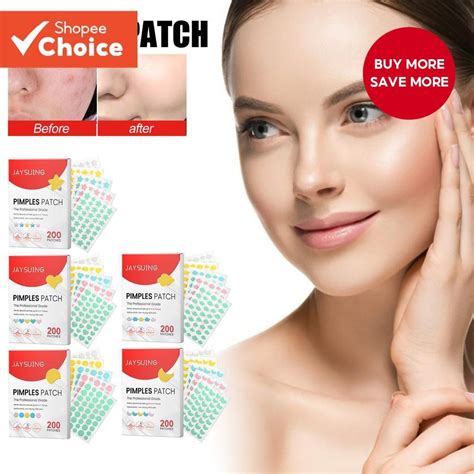 200pcs Acne Patch 5 Colors Different Shapes Patch For Acne
