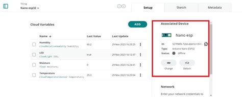 IOT Based Soil Moisture Monitoring On Arduino Cloud Using Arduino Nano ESP32