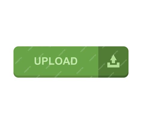 Premium Vector Upload Button