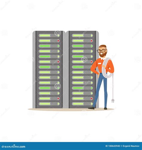 System Administrator Server Admin Programmer Working With Hardware