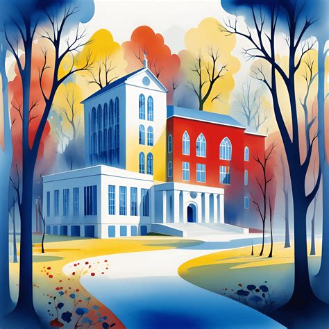 Colorful Autumn Campus Free Download Ai Scribbles