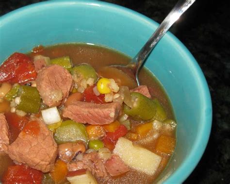 Quick Beef Vegetable Soup Recipe Easy Gf Recipes