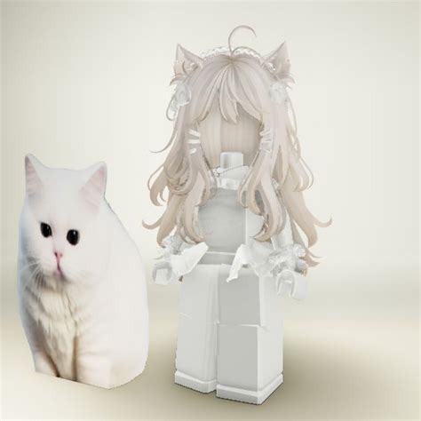 User Nemphes Roblox White Cat Roblox Cat Outfit Code Roblox Neko
