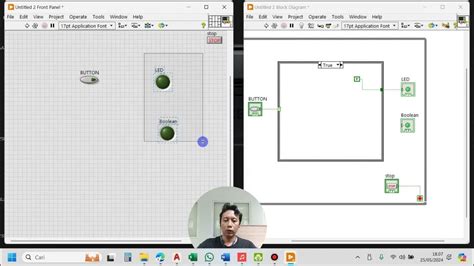 Belajar Labview Case Structure Input Bolean Youtube