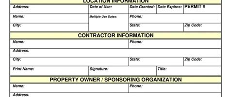 Division 5 Permit Form ≡ Fill Out Printable Pdf Forms Online
