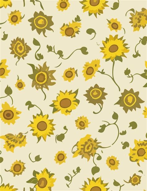 Premium Vector Sunflower Beauty In Vector