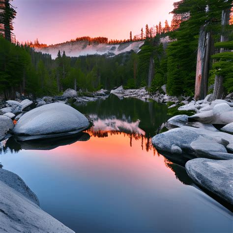 Sequioa National Park Sunset · Creative Fabrica