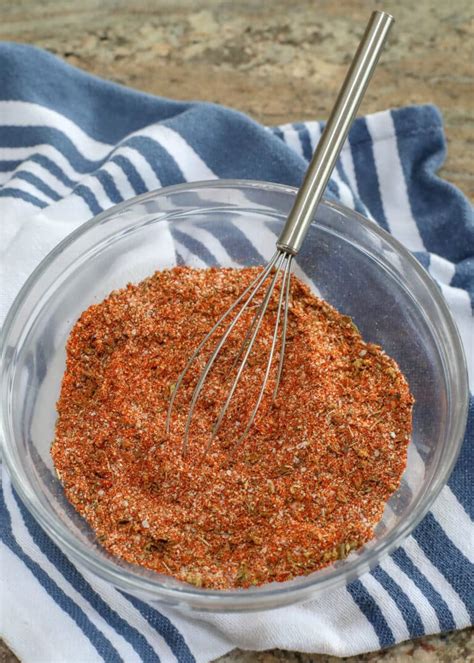 Homemade Cajun Seasoning Barefeet In The Kitchen