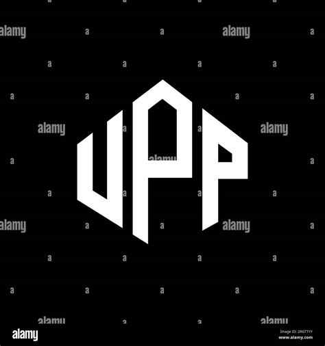 Upp Letter Logo Design With Polygon Shape Upp Polygon And Cube Shape