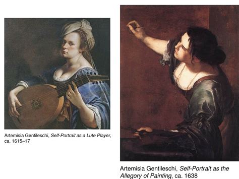 Artemisia Gentileschi Self Portrait As A Lute Player