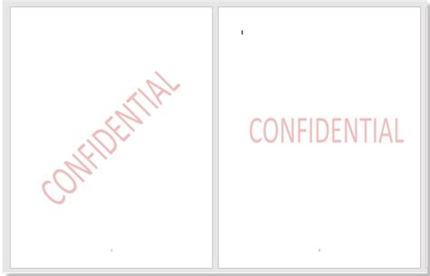 How To Place Watermarks In A Vertical Position In Word Document
