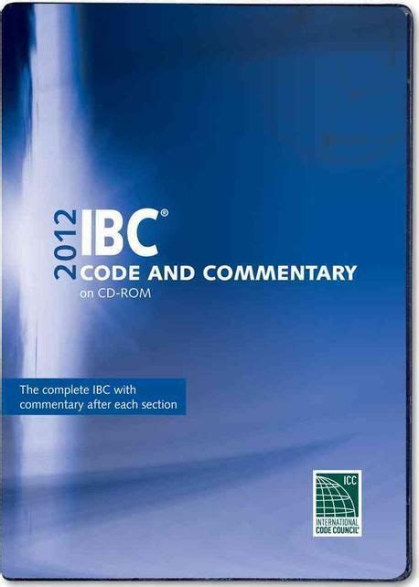 2012 International Building Code Commentary Combo Vol 1 And 2 Cd Rom