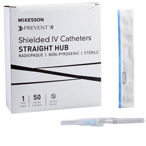 Iv Catheters 22 Gauge X 1 Prevent R Shielded With Button Retracting S
