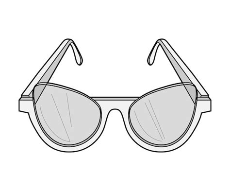 Sunglass 03 Premium Vector