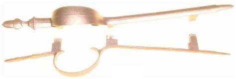 English Fowler Trigger Guard Large Rifle Brass The Gun Works