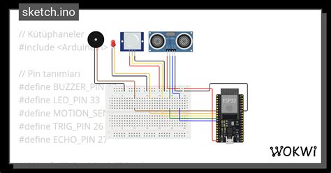 Iot Proje Ödevi Donanımı Wokwi Esp32 Stm32 Arduino Simulator