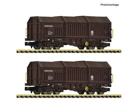 Fleischmann Rcw Shimmns Telescopic Hood Wagon Set 2 Vi Fm6660075 N G