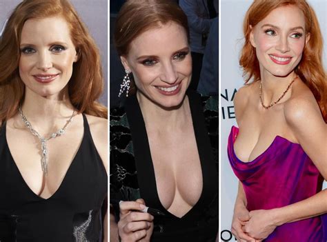 Jessica Chastain Is The Cleavage Queen Rcelebritymilfs