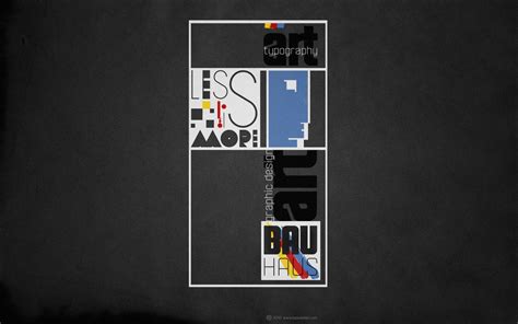 Design Typography Bauhaus Artwork Tribute Wallpapers Hd Desktop