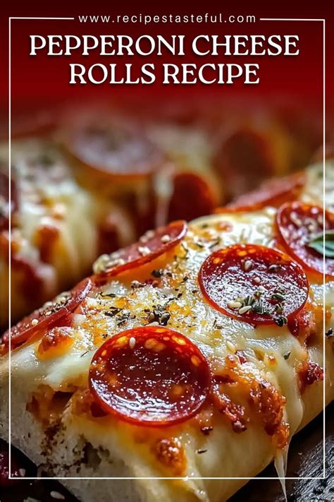 Pepperoni Cheese Rolls Recipe 🍕 Opskrift