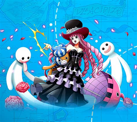 Perona One Piece Highres Official Art Scan 1girl Black Dress