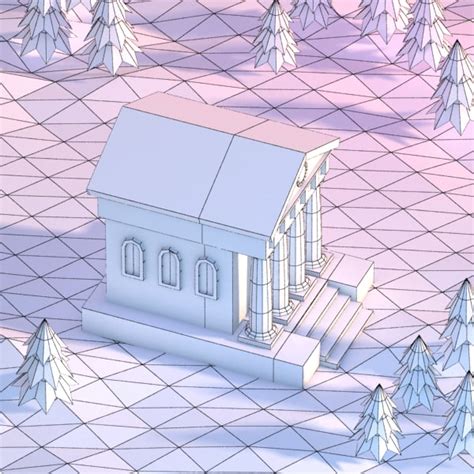 Classical Building 3d Model