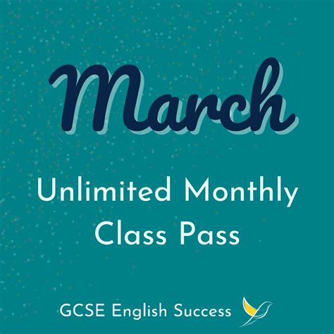 Unlimited Monthly Class Pass March 2024